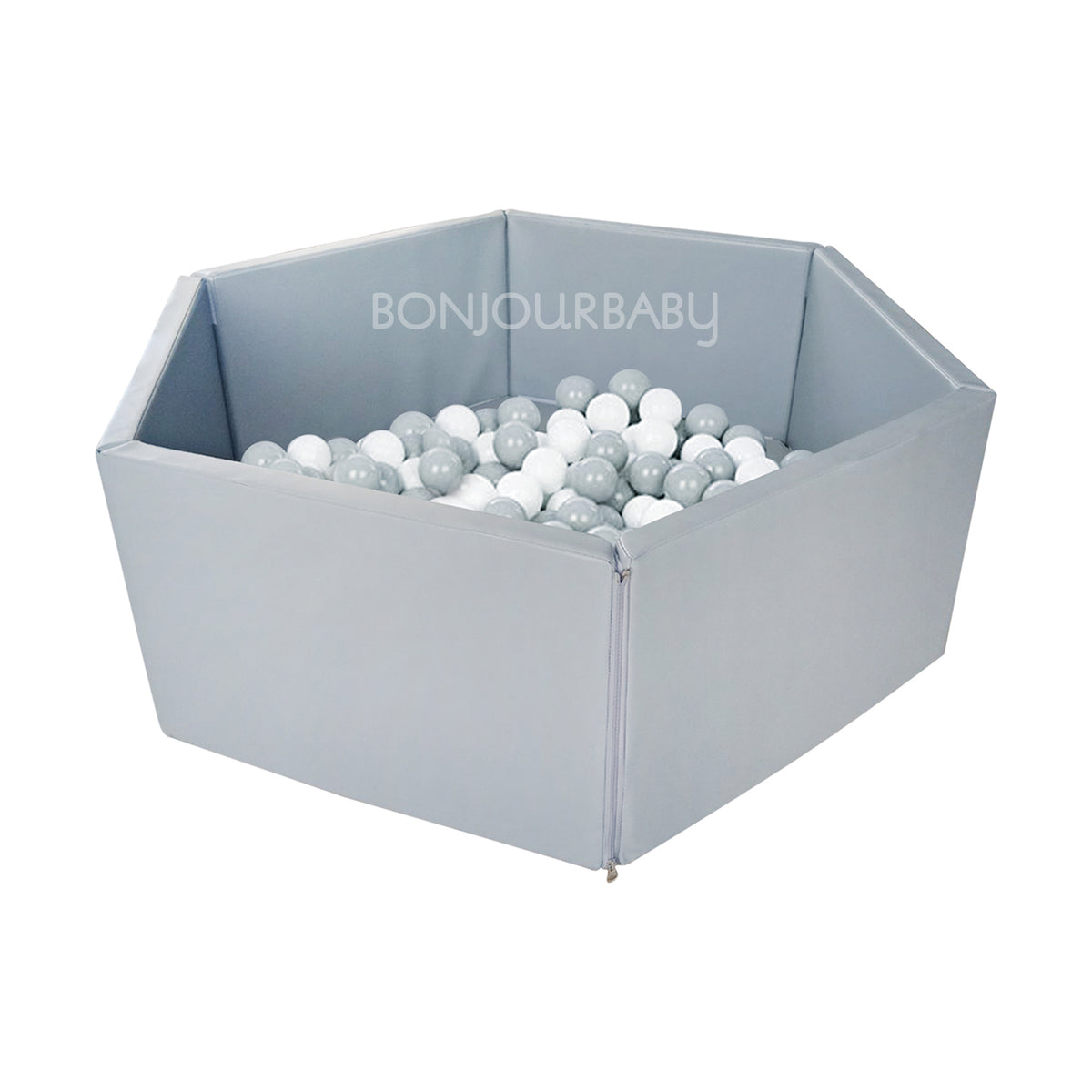 Foldable Grey Ball Pit with 300 balls – Bonjour Baby